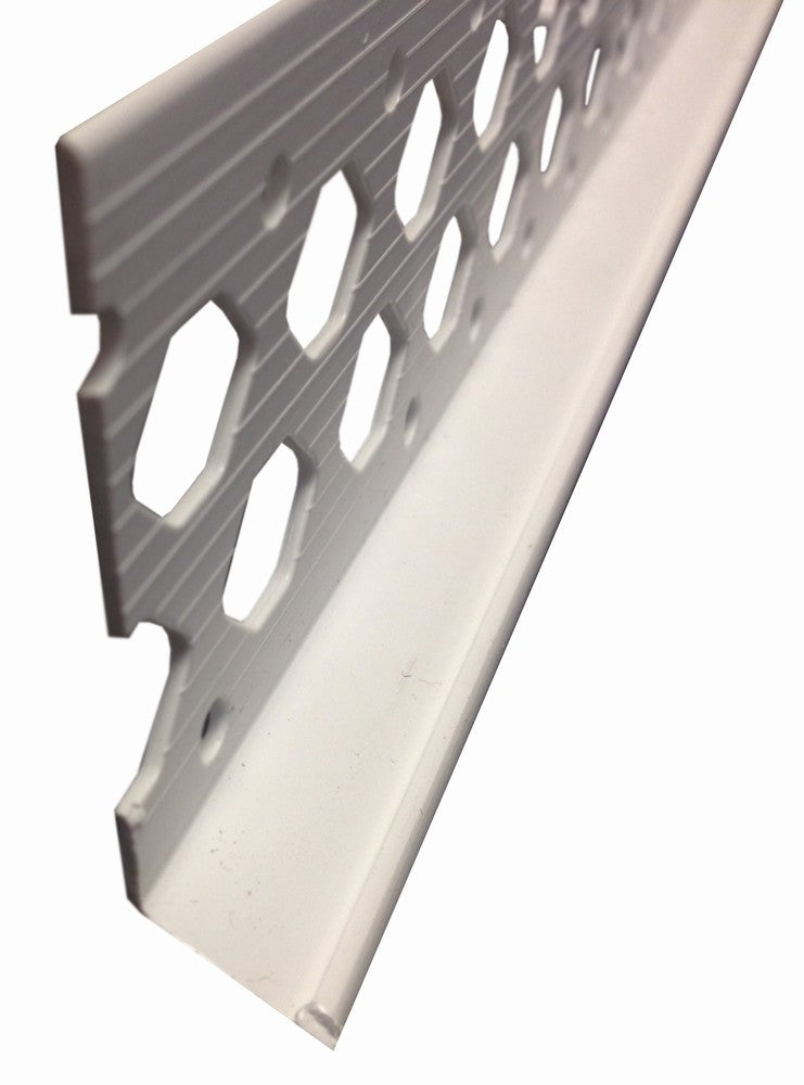 Plastic 20mm External Render Stop Bell Drip Bead 2.5M