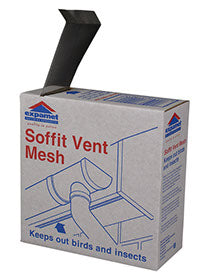 Soffit Vent Insect Mesh - Stainless Steel 75mm x 30M