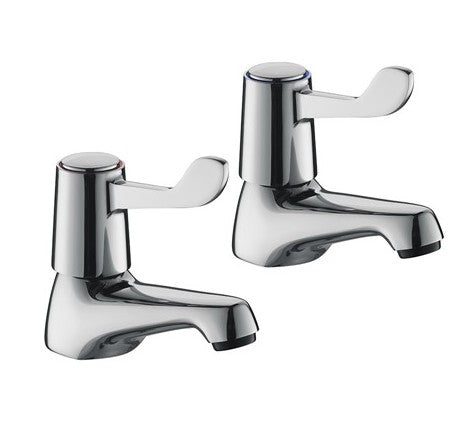 Keyplumb Contract Lever Bath Taps - 3/4" Chrome